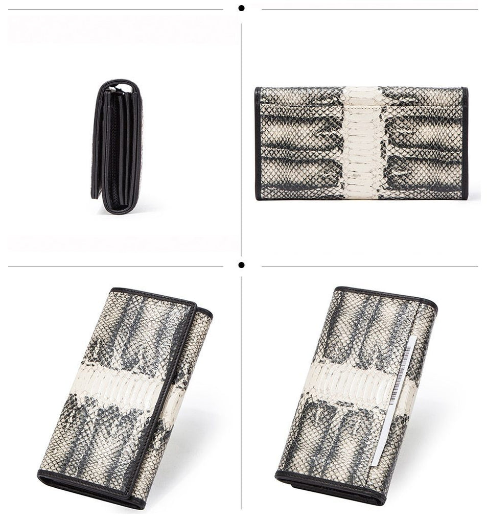Portefeuille Femme Effet Python | Esprit Serpent