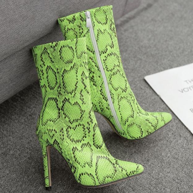 Bottines Vertes Femme | Esprit Serpent