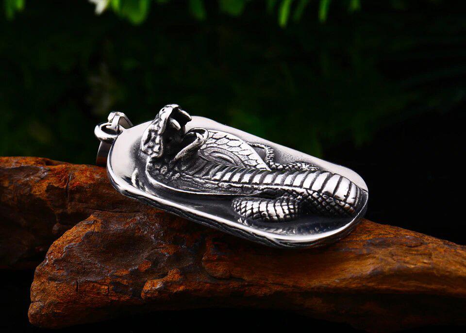 Collier Serpent Acier | Esprit Serpent
