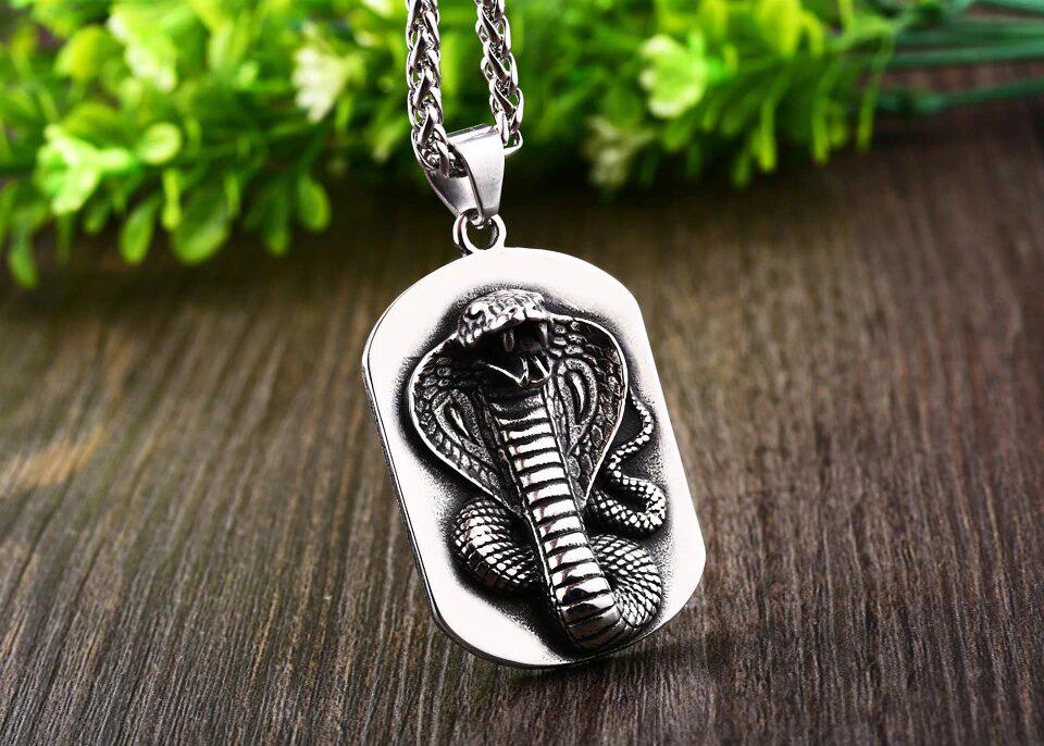 Collier Serpent Acier | Esprit Serpent